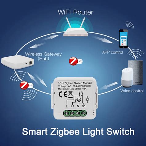 Switch Zigbee 1ch - 5 PCS - Module De Commutation Tuya Smart Zigbee 3.0 ...