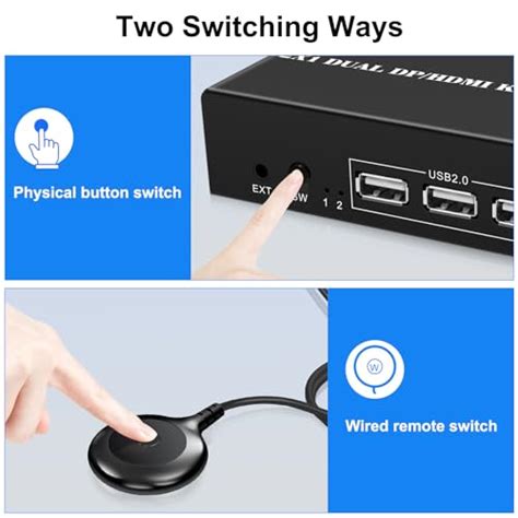Effortless Multitasking With Wiistar Hdmi Dp Kvm Switch Electronikz