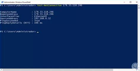 Powershellde Ipconfig Tracert Ping Ve Nslookup Microsoft 2025