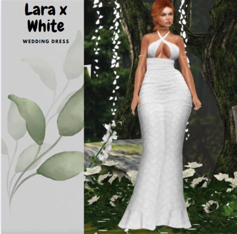 Second Life Marketplace Lily Wedding Dress Lara X White