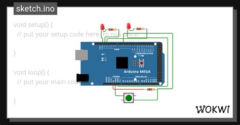 Ag Wechselblinker Mit Taster Wokwi Esp32 Stm32 Arduino Simulator