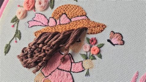 آموزش گلدوزی دختر