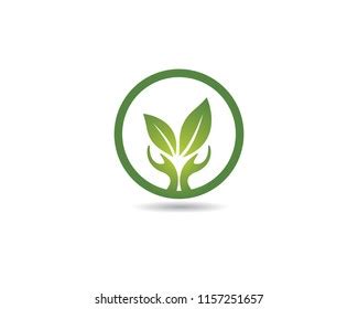 Green Leaf Symbol Illustration Stock Vector Royalty Free Shutterstock