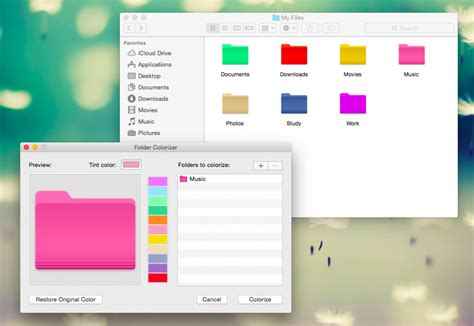 Folder Colorizer For Mac OS X