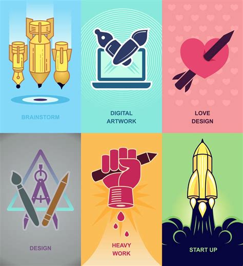 Abstract Flat Vector Illustration Of Design And Development Concepts