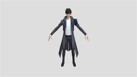 Solo Leveling Sung Jin Woo 3d Model Fbx File Download Free 3d