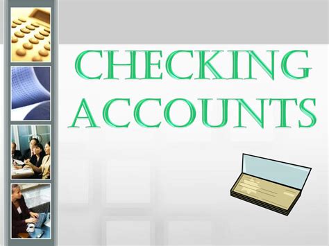 PPT Checking Accounts PowerPoint Presentation Free Download ID 1659150