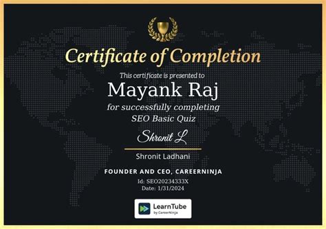 Mayank Raj On Linkedin Delighted To Receive My Certificate Of