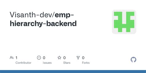 Github Visanth Devemp Hierarchy Backend