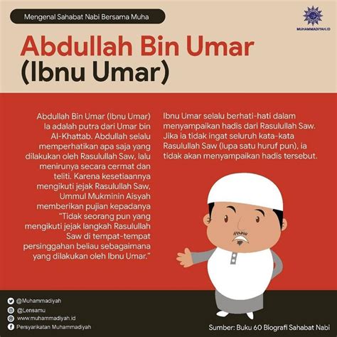 Persyarikatan Muhammadiyah Hi Sabahat Muhammadiyah Tahukah Kamu Siapa Abdullah Bin Umar Ibnu
