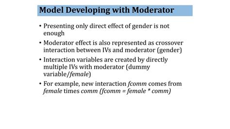 Ppt Multiple Linear Regression With Mediator Powerpoint Presentation