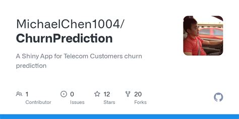 GitHub MichaelChen ChurnPrediction A Shiny App For Telecom Customers Churn Prediction