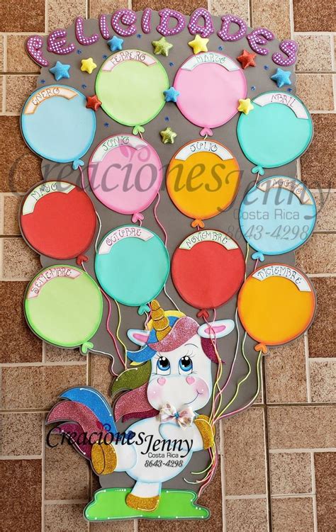 Fotos De Ciji Gisell Rios Lara En Fomy Tabla de cumpleaños de la clase Manualidades