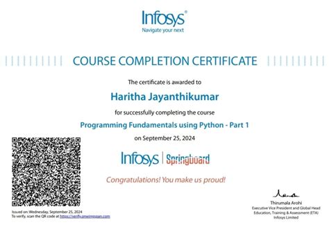 Programming Python Codingskills Professionalgrowth Infosysspringboard Haritha Js