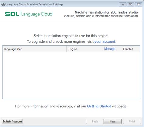 No Language Pairs Available In Language Cloud Free Subscription 4 Machine Translation