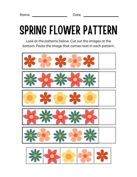 Pattern Practice Worksheets Free Image And Pdf Printables