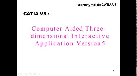 introduction à catia v5 partie 1 introduction to catia v5 part 1 youtube