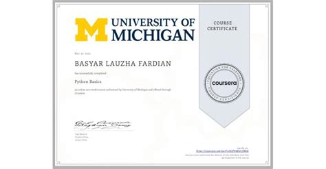On March I Completed My First Course Python Basics Offered By