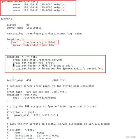 nginx tomcat 负载均衡动静分离集群