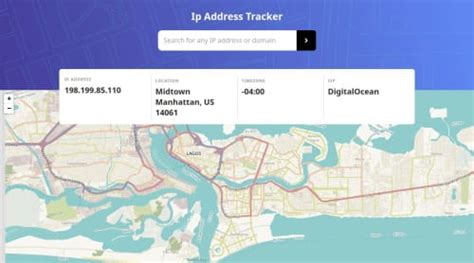 Ip Address Tracker Built Using Typescript Reactjs And Tailwindcss