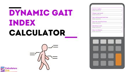 Dynamic Gait Index Calculator Online