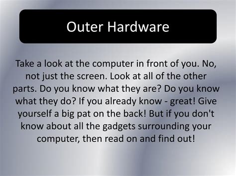 Ppt Identify Computer System Components Powerpoint Presentation Free Download Id1124728