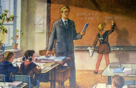 День учителя открытки ссср 65 фото