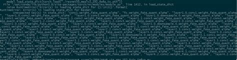 Deploy之前想保存量化的pth模型torch save失败 Issue ModelTC MQBench GitHub