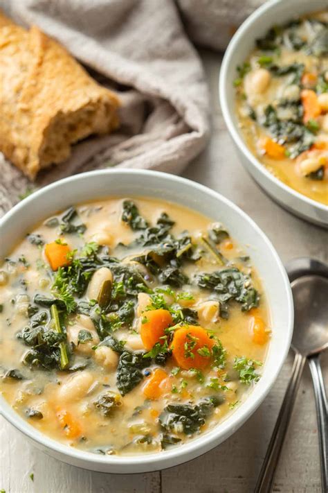 Tuscan Kale Soup Connoisseurus Veg