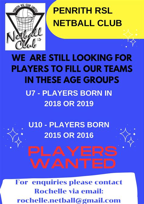 Penrith Rsl Netball Club Added Penrith Rsl Netball Club