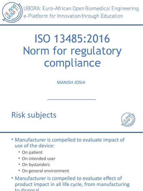 Intro Iso 13485 Pdf Quality Management System Verification And