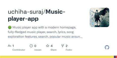 GitHub Uchiha Suraj Music Player App Music Player App With A Modern Homepage Fully Fledged