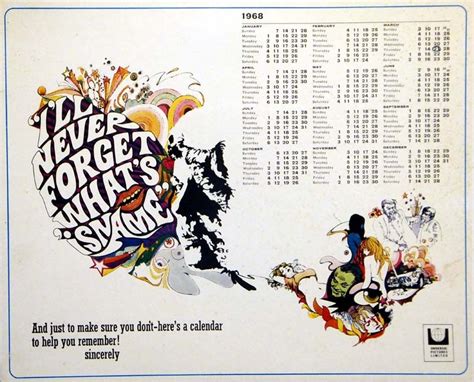 Ill Never Forget Whats Isname Poster 1967 Fair Vic