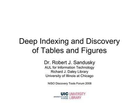 Sandusky Deep Indexing And Discover Of Tables And Figures Ppt