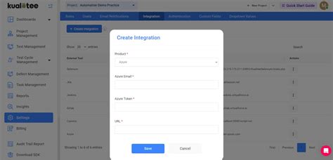 integration with azure devops kualitee
