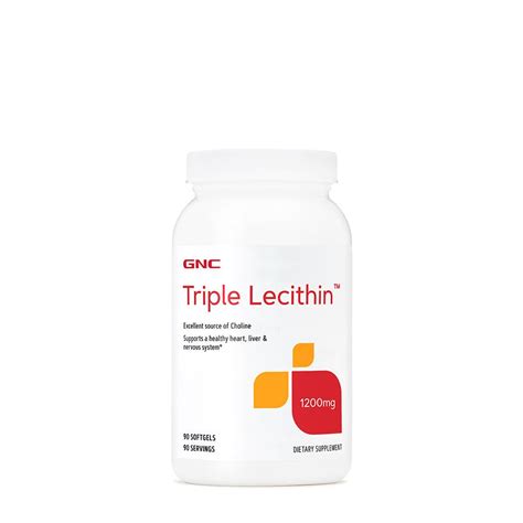 Gnc Triple Lecithin™ 1200 Mg 90 Capsules Gnc