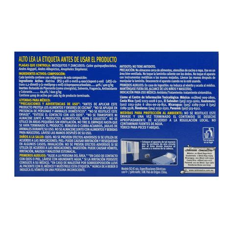 Insecticida SÓlido 1 Aparato Y 12 Laminitas De 100 Mg Blanco Raid The