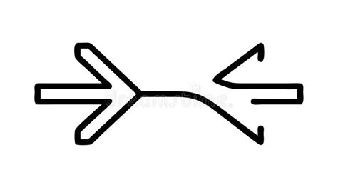 Abstract Arrow Symbol Pointing Inwards Focus Or Convergence Vector Design Generative Ai Stock