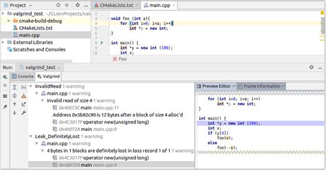 Using Valgrind On Windows In Clion With Wsl By Paul Souteyrat