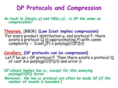 Ppt Communication Complexity Information Complexity And Applications To Privacy Toniann