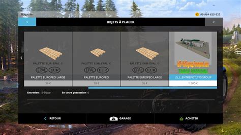 ls l entrepot placable tfsgroup fs15 fs 15 objects mod download