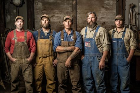 Premium Ai Image Work A Labour Dress Men Facing Hardship Job Smile Passing