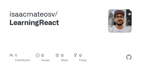 GitHub Isaacmateosv LearningReact