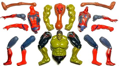 Avengers Toys Hulk Smash Spider Man Siren Head Superhero Toys Avengers Youtube