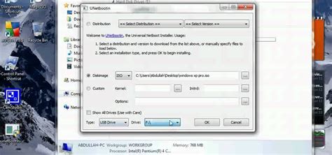 How To Boot Windows 7 From A Usb Pen Drive With Unetbootin Operating