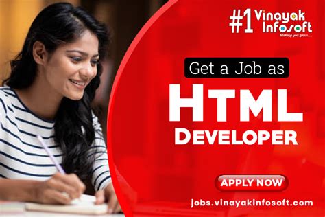 Html Developer Jobs In Ahmedabad Gujarat 1 Vinayak Infosoft Seo