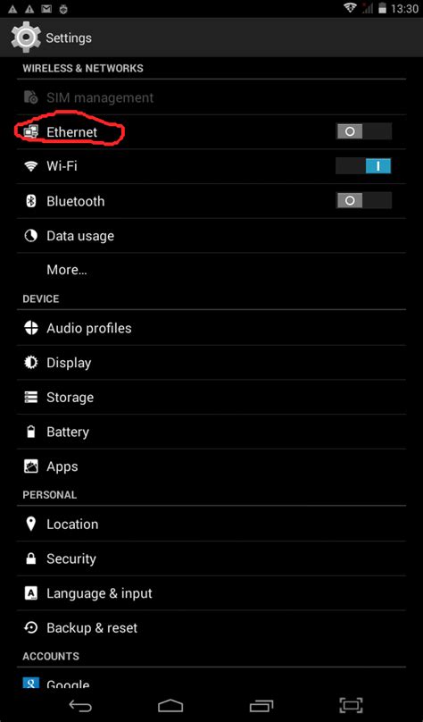 How To Redirect User To Ethernet Settings Screen In Android Programmatically Stack Overflow