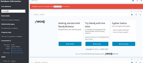 Cannot Use Database Created From Dump File Import Export Neo J Online Community