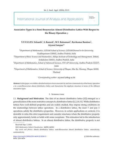 pdf associative types in a semi brouwerian almost distributive