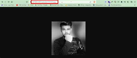 Upload And Display Images On The Frontend Using Python Flask
